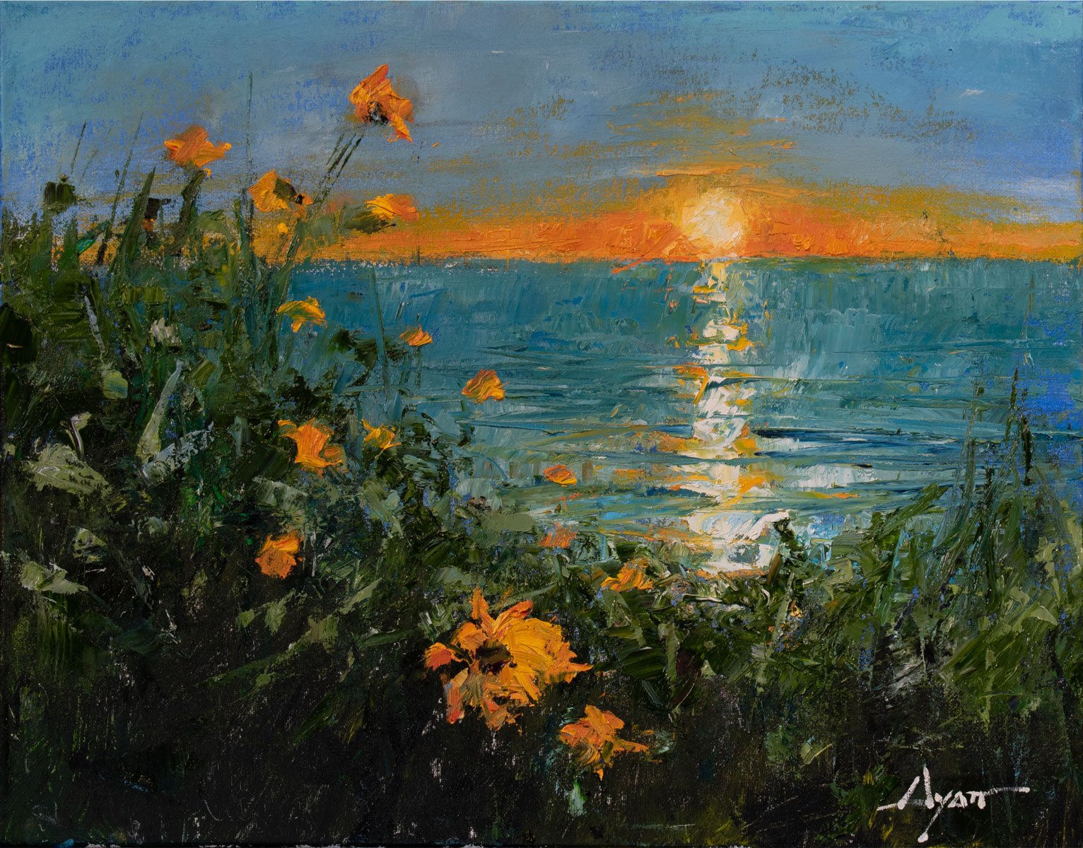 Fading Lights by Hyatt Moore - Painter