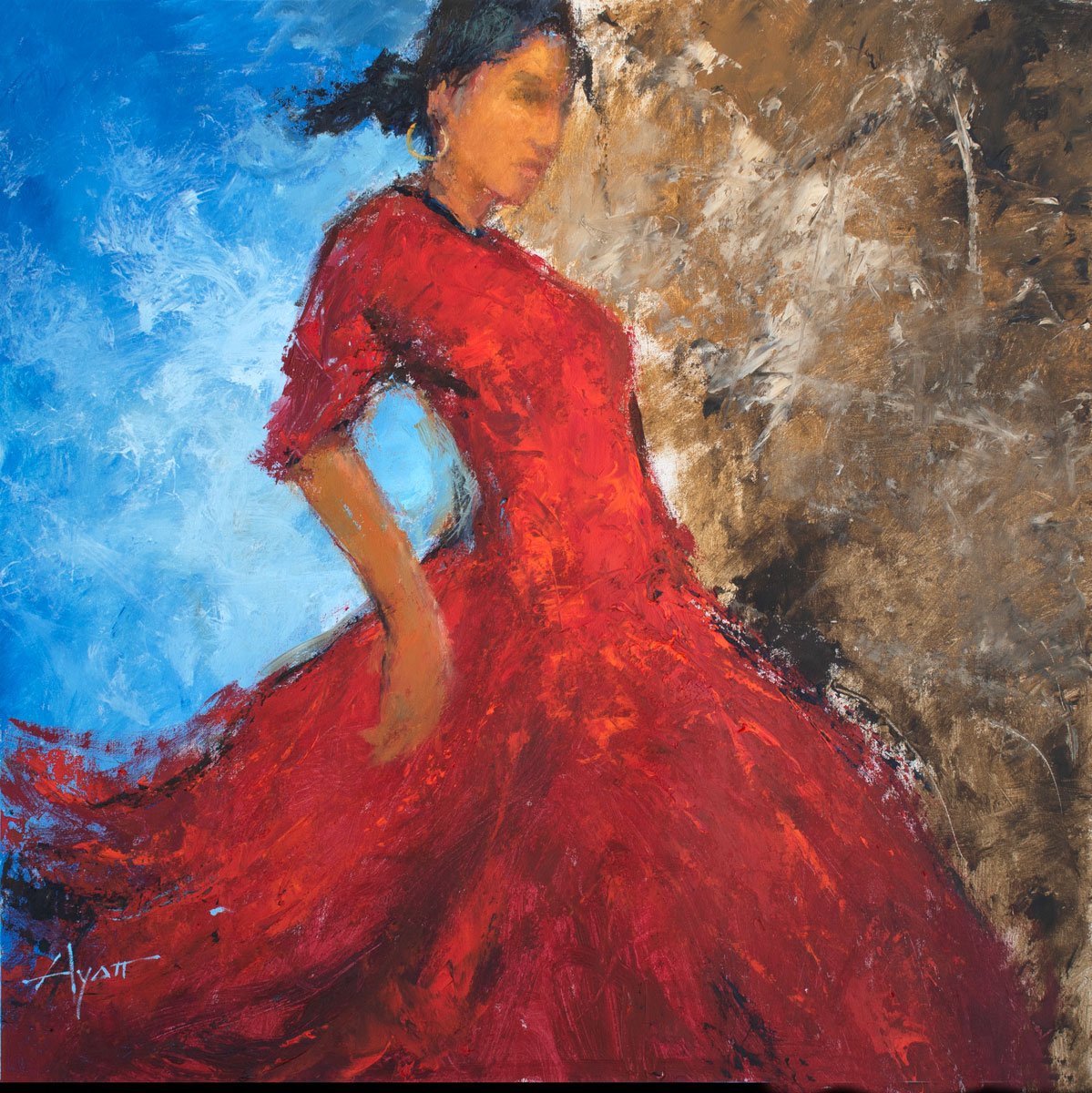 Flamenco Design by Hyatt Moore - Painter
