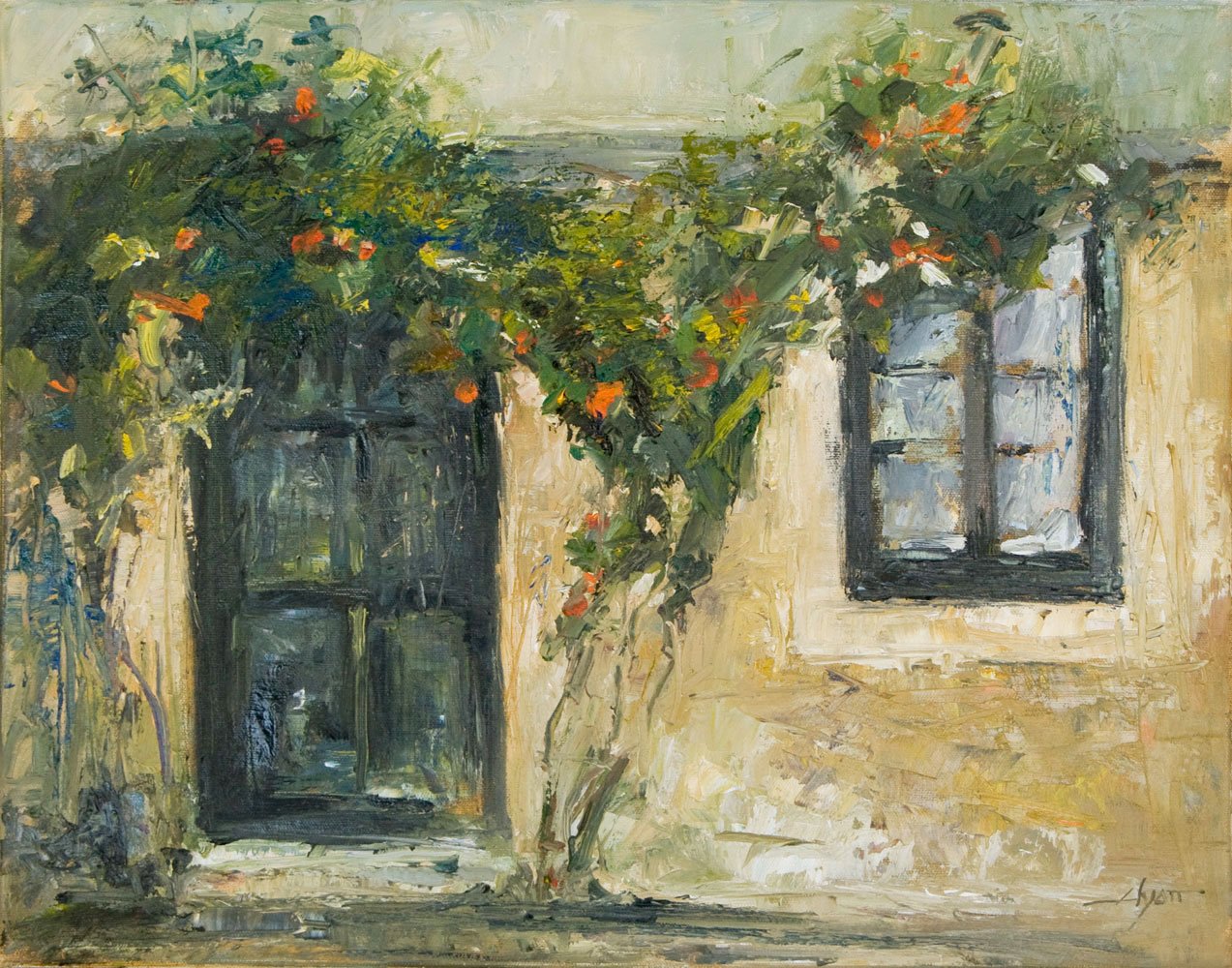 French Flowers by Hyatt Moore - Painter