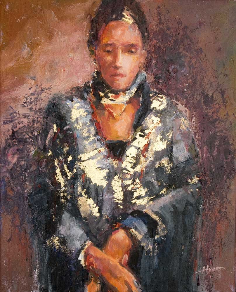 Golden Mantle by Hyatt Moore - Painter