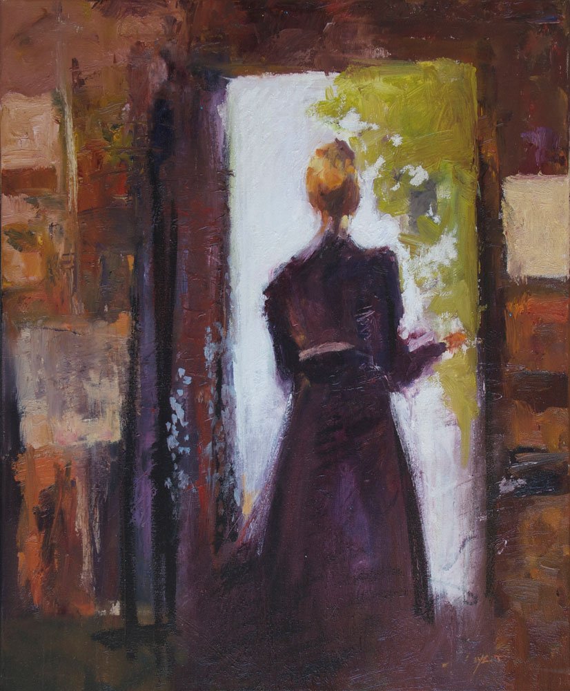 Greeting Spring by Hyatt Moore - Painter