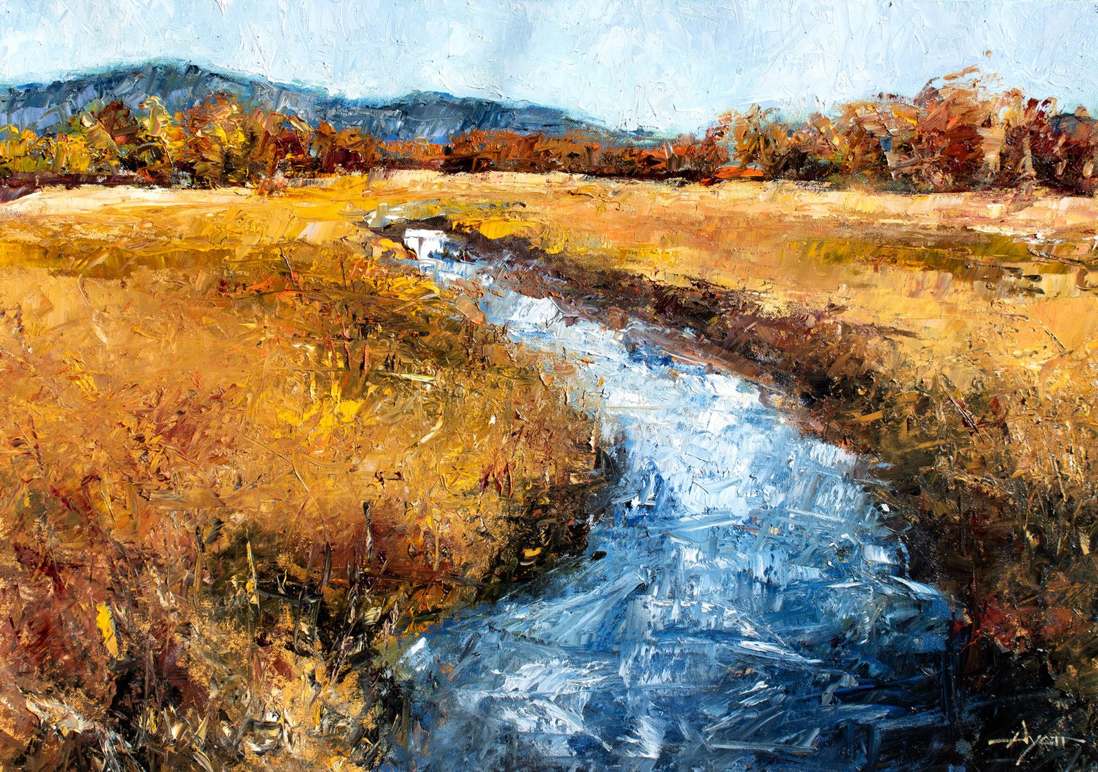 Peace Like A River By Hyatt Moore Painter