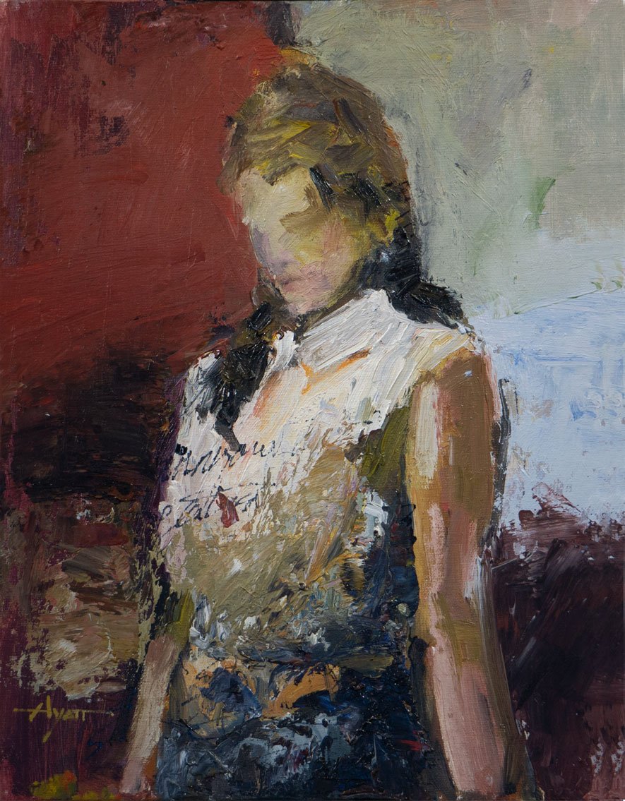 Pondering Pose by Hyatt Moore - Painter