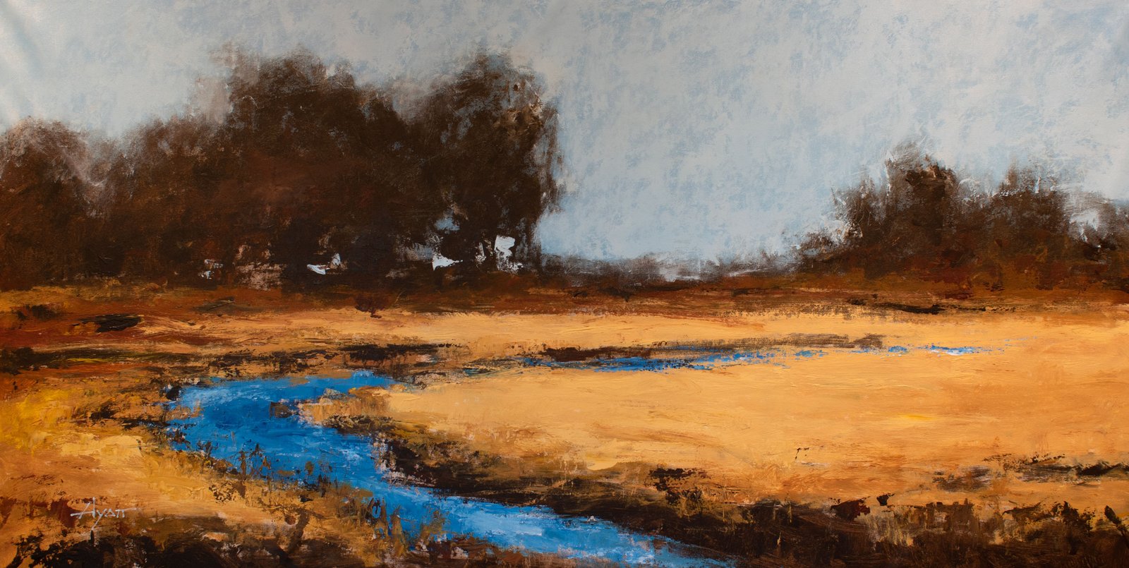 Quiet Stream by Hyatt Moore - Painter