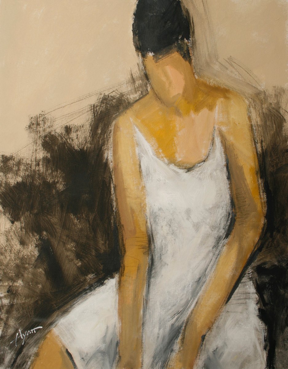 Sitting Stilly by Hyatt Moore - Painter