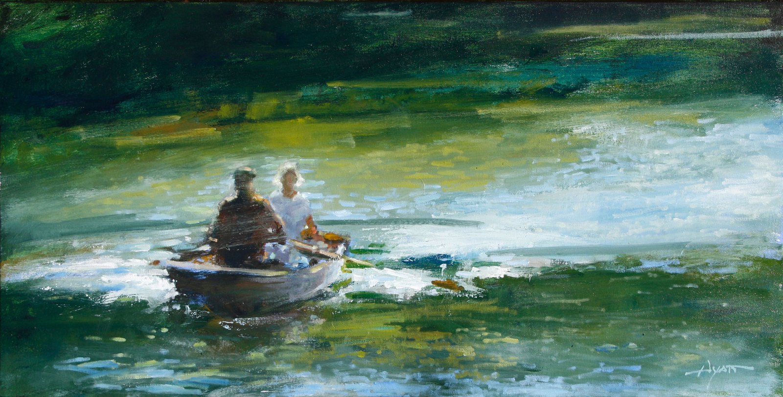 Streaming Live by Hyatt Moore - Painter