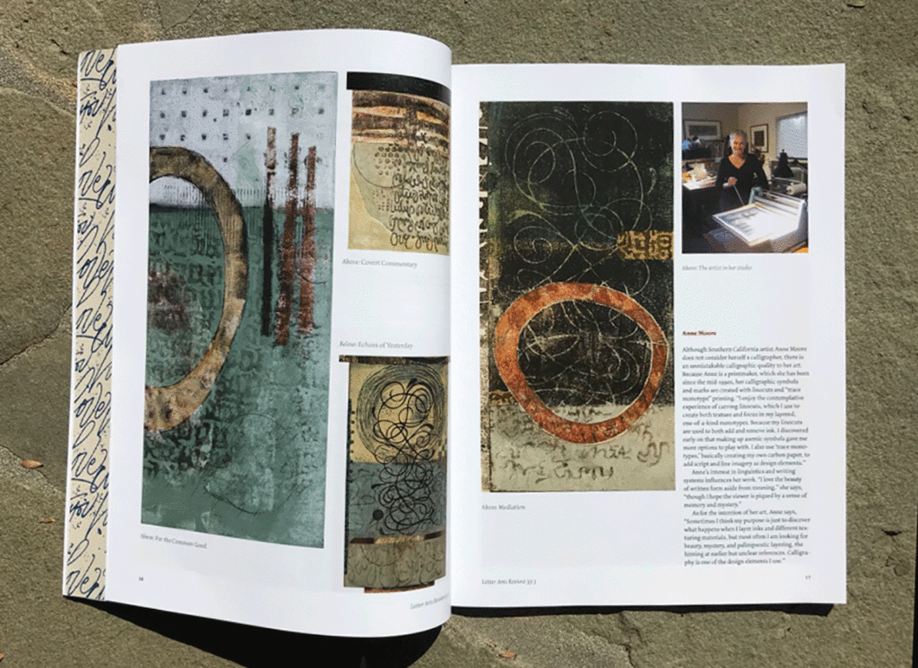 Anne in Letter Arts Review - The Blank Canvas blog by Hyatt Moore — Oil ...